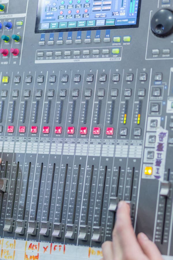 Equalizer is a Radio Electronic Device for Sound Stock Photo - Image of ...