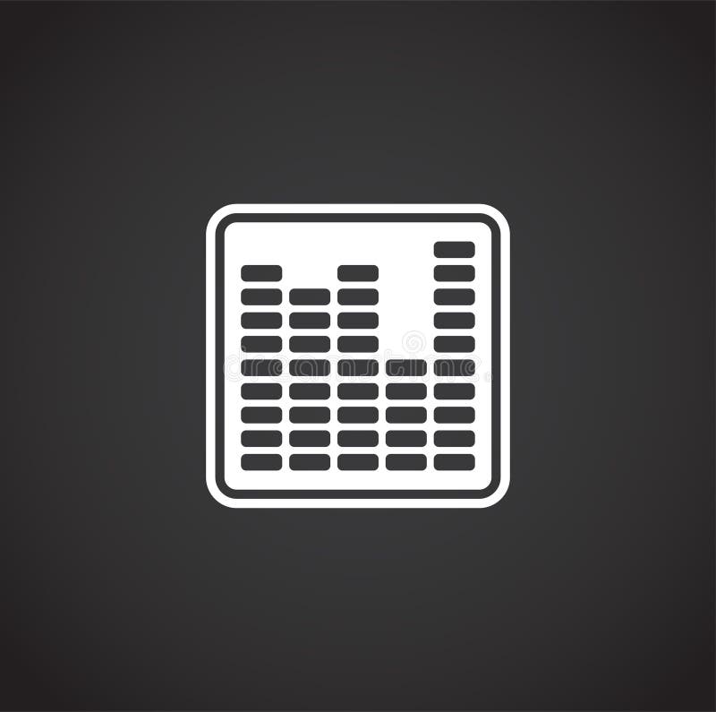 Equalizer Related Icons Set on Background for Graphic and Web Design ...