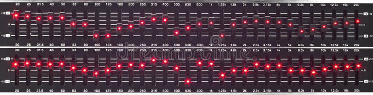 Equalizer sliders stock image. Image of front, regulation - 32201167