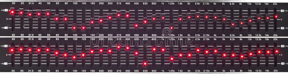 Equalizer sliders stock image. Image of front, regulation - 32201167