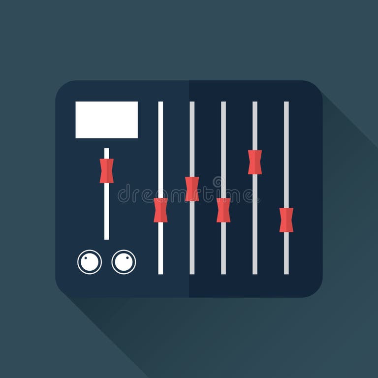 Equalizer Sliders. Vector Illustration Decorative Design Stock Vector ...