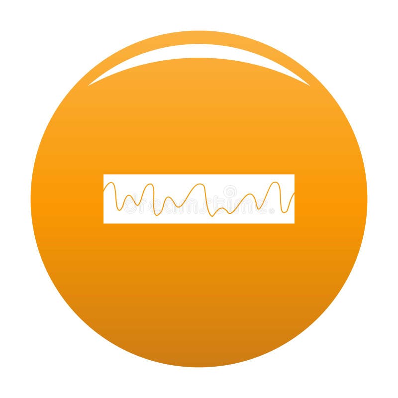 Equalizer Sonic Icon Vector Orange Stock Vector - Illustration of music ...