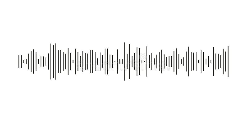 Equalizer Symbol. Waveform Pattern. Voice Message Template. Audio Chat ...