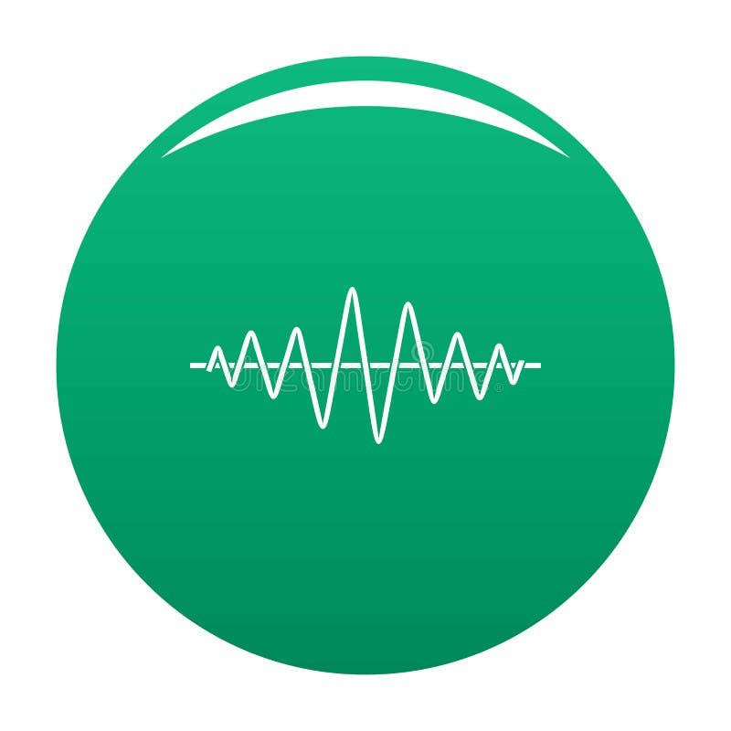 Equalizer Technology Radio Icon Vector Green Stock Vector ...