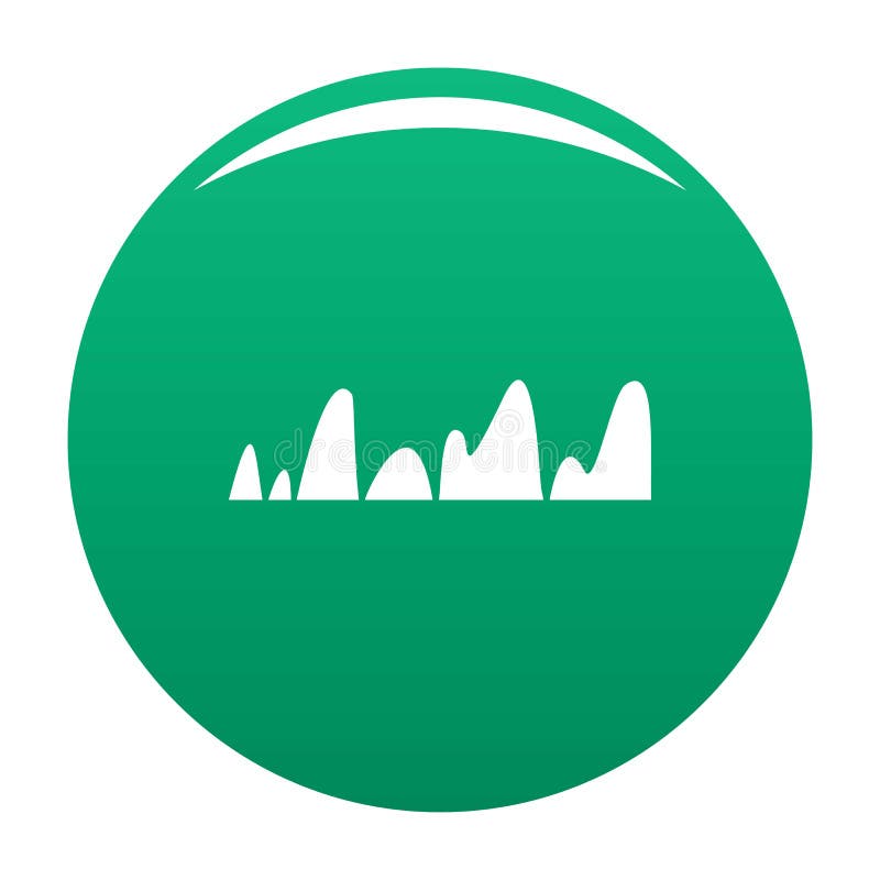 Equalizer Tune Radio Icon Vector Green Stock Vector - Illustration of ...