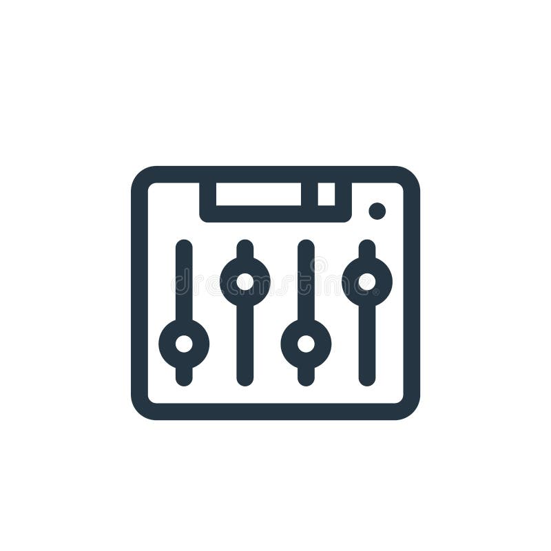 Equalizer Vector Icon. Equalizer Editable Stroke. Equalizer Linear ...