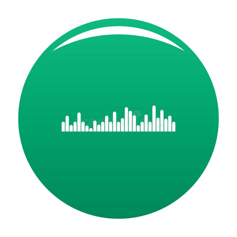 Equalizer Vibration Icons Circle Set Stock Illustration - Illustration ...