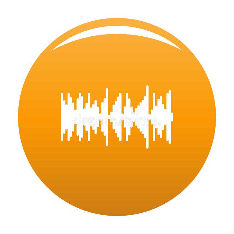 Equalizer Vibration Icon Vector Orange Stock Vector - Illustration of ... Equalizer Vibration Icon Vector Orange Stock Vector - Illustration of ...