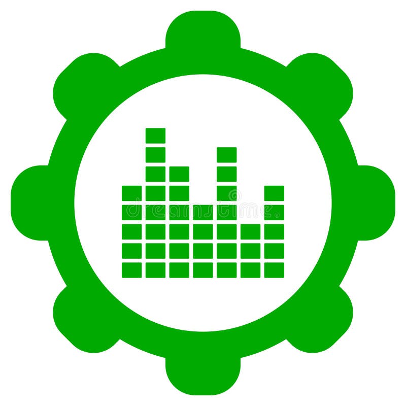 Equalizer and wheel stock vector. Illustration of cogwheel - 254685839