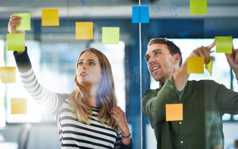 Equally Involved in the Problem Solving Process. Colleagues Having a ...