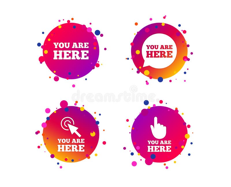 You Here Icons Info Speech Bubble Sign Stock Illustrations – 55 You ...