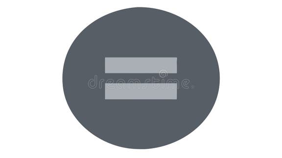 Equals Sign Icon Vector Art, Mathematical Comparison Symbol, Vector Design Generative AI Stock ...