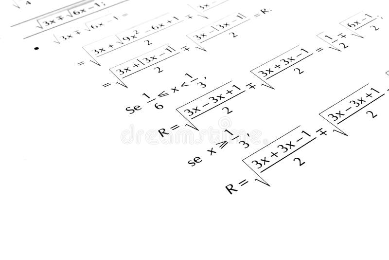 Equation stock photo. Image of sigma, exam, industry - 34668046