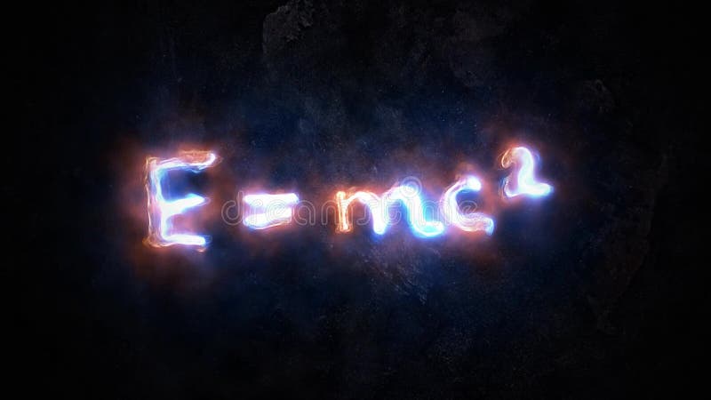 The Equation E Mc2. the Theory of Relativity of Einstein. 38. Stock ...