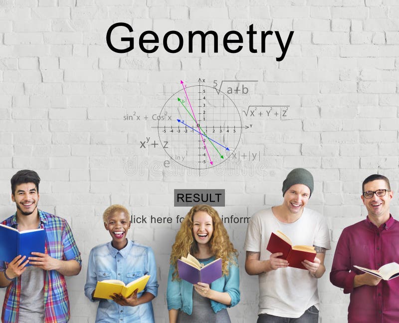 Equation Formula Geometry Calculation Concept Stock Photo - Image of ...