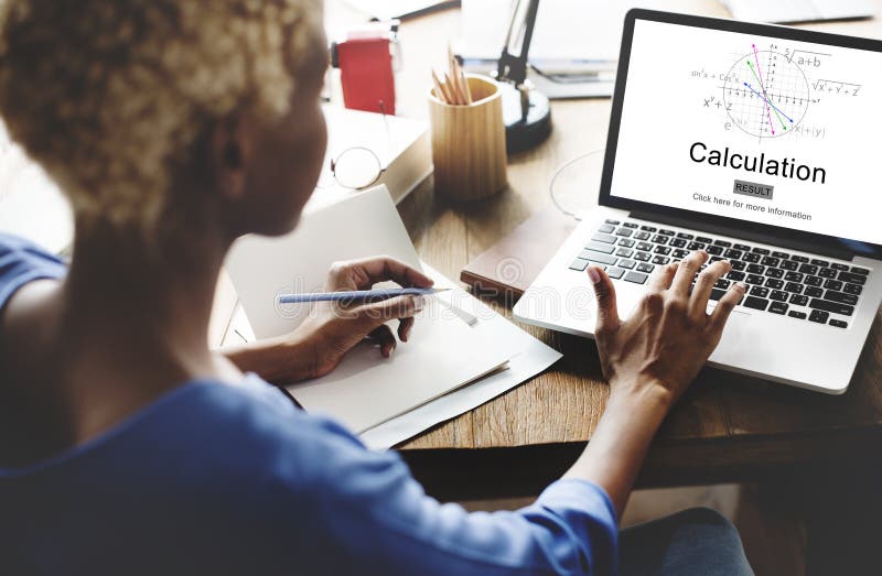 Equation Formula Geometry Calculation Concept Stock Image - Image of ...