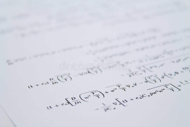 Equation stock image. Image of complicate, complex, formula - 58308495