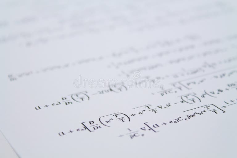 Equation stock image. Image of complicate, complex, formula - 58308495