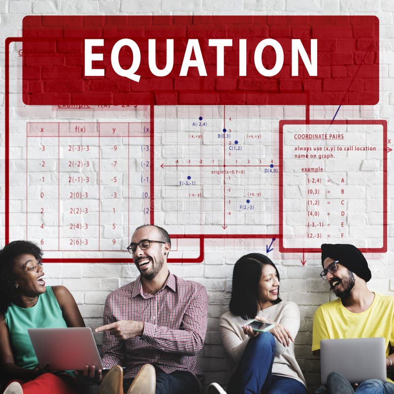 Equation Mathematics Calculation Chart Concept Stock Photo - Image of ...