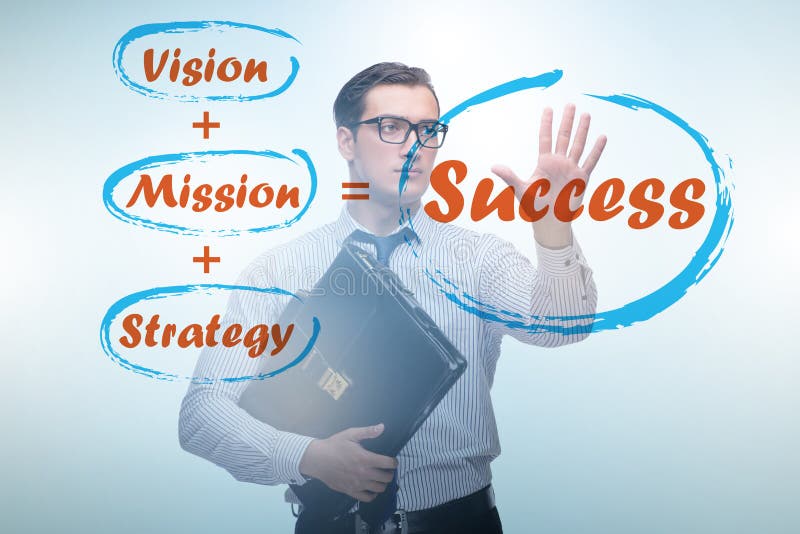 Equation of Success with with Businessman Stock Illustration ...