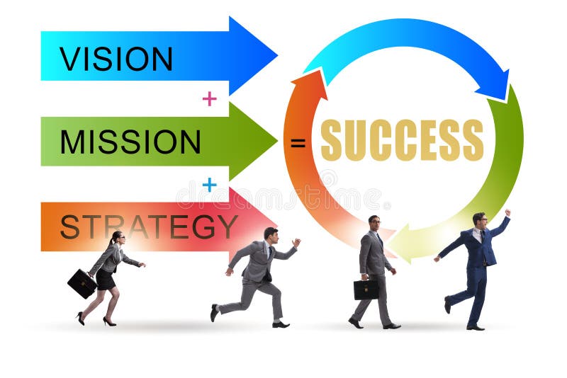 Equation of Success with with Businessman Stock Image - Image of ...