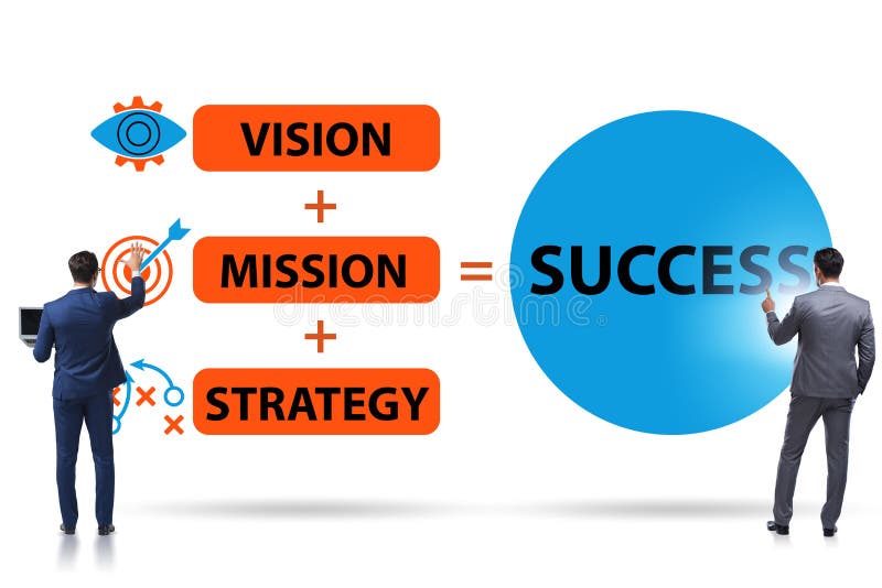 Equation of Success with with Businessman Stock Illustration ...
