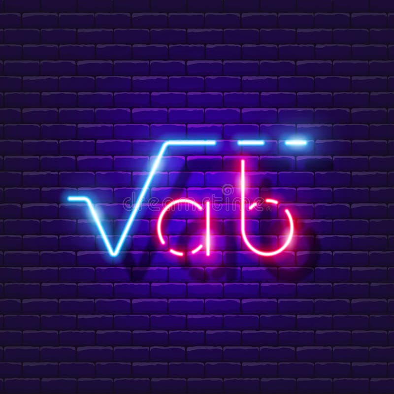 Sign of math stock vector. Illustration of education - 35449076