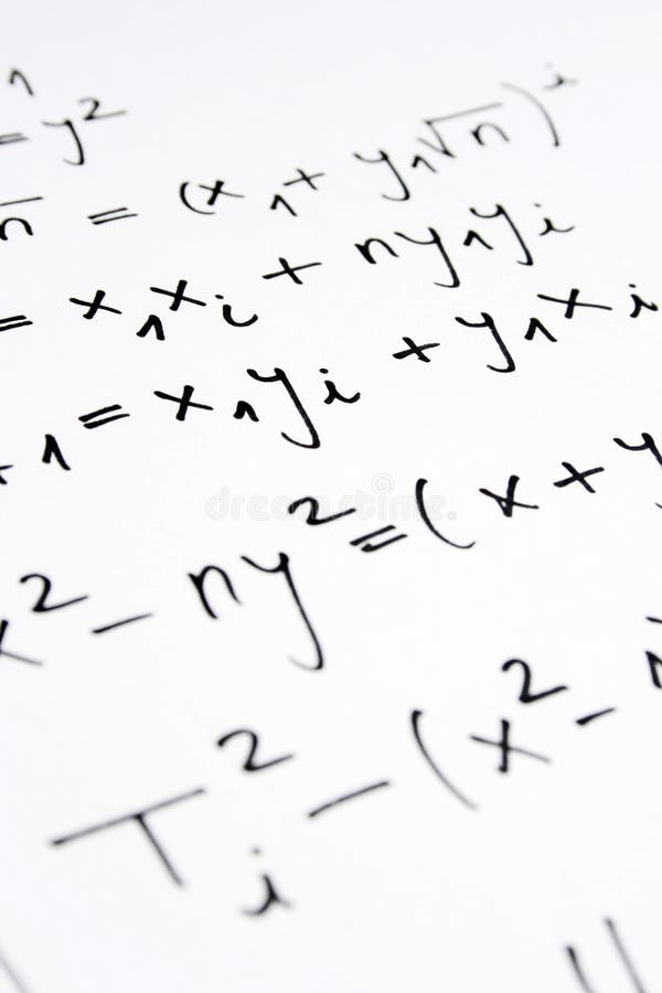 Math equation stock photo. Image of help, hopeless, college - 2267630