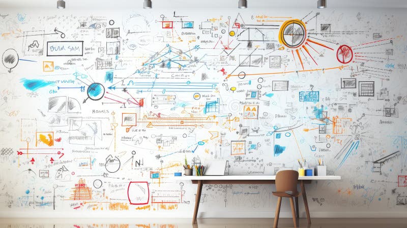 Equations Data Background White Stock Illustration - Illustration of ...