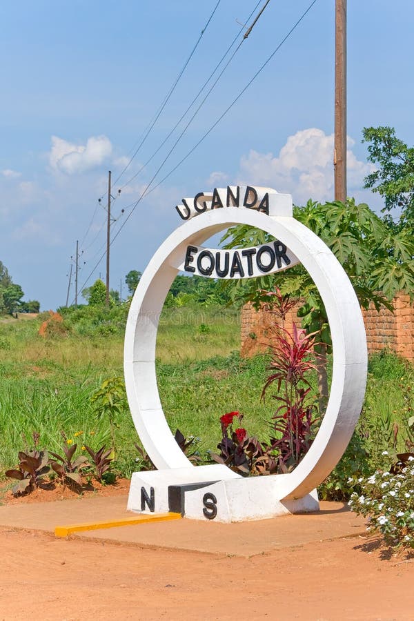Equator sign stock image. Image of equator, crossing, signpost - 2566573