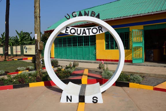 Equator, Kayabwe, Uganda editorial photography. Image of sign - 171291432