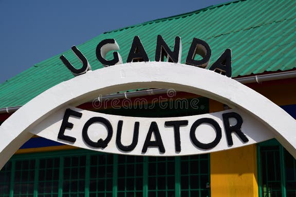 Equator, Kayabwe, Uganda editorial photography. Image of equator ...