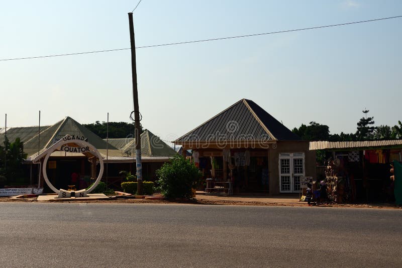 The Uganda Equator editorial photography. Image of east - 18074257