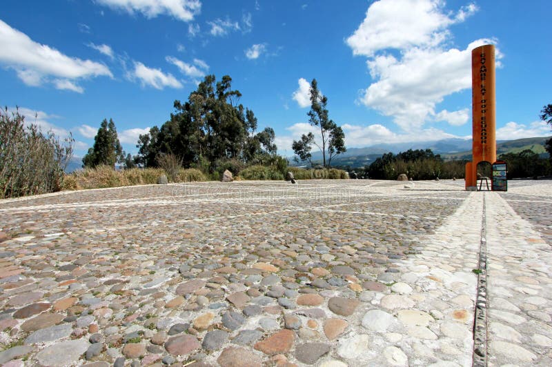 Equator Line Monument, Marks the Point through Which the Equator Passes ...