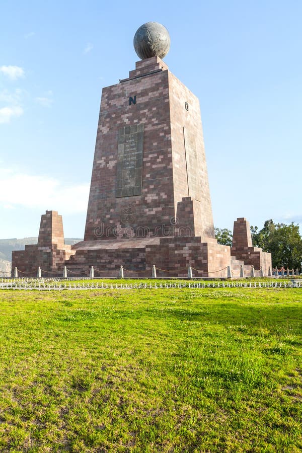 Equator Monument Ne stock image. Image of culture, center - 61379157