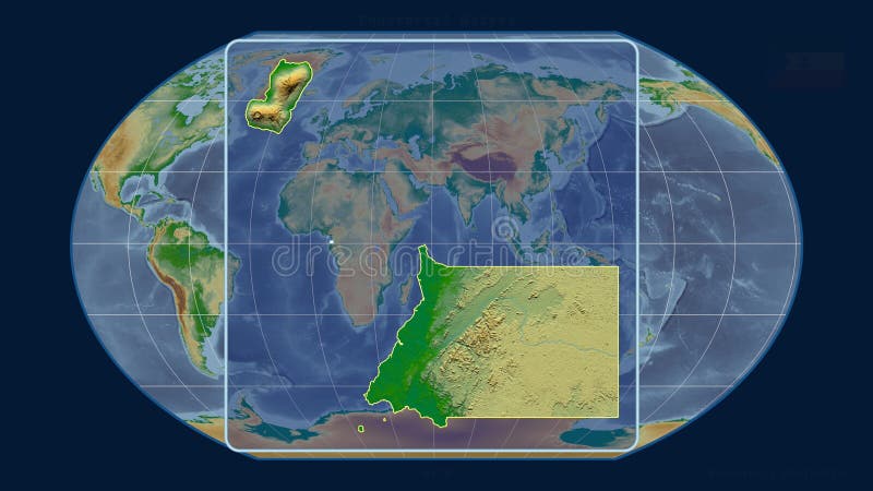 Equatorial Guinea Physical Map Stock Illustrations – 138 Equatorial ...