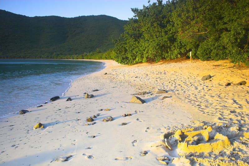 Equatorial sunset stock photo. Image of coastline, evening - 3708978