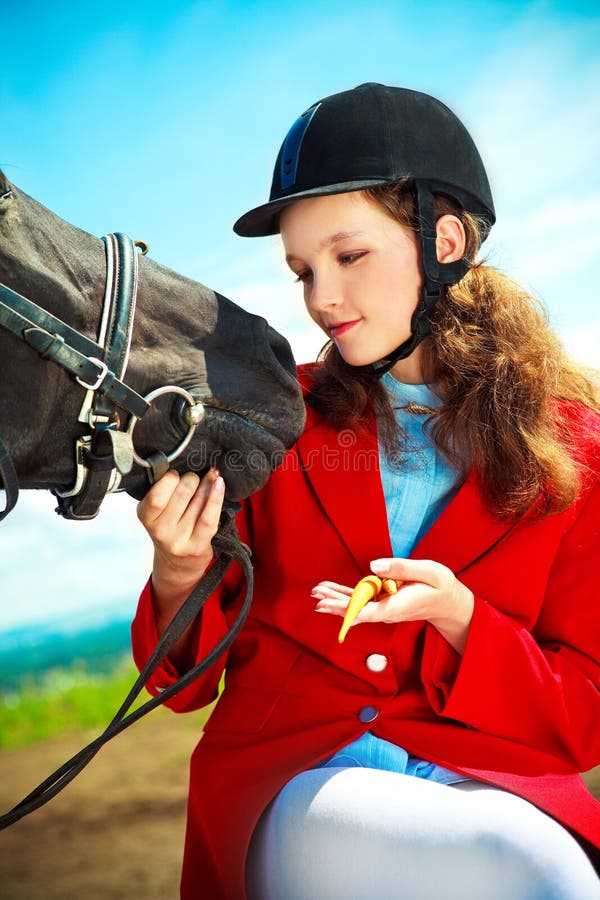 Equestrian stock image. Image of clothes, leisure, happy - 12594405