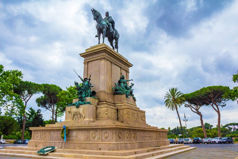 View of Piazza Garibaldi Rome City Italy Editorial Photography - Image ...