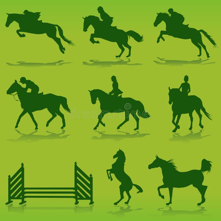 Equestrian vector stock vector. Illustration of rider - 6788378