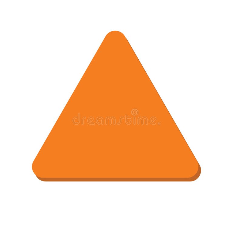 Equilateral Triangle 2D Basic Shape Vector Illustration, Cute Math ...