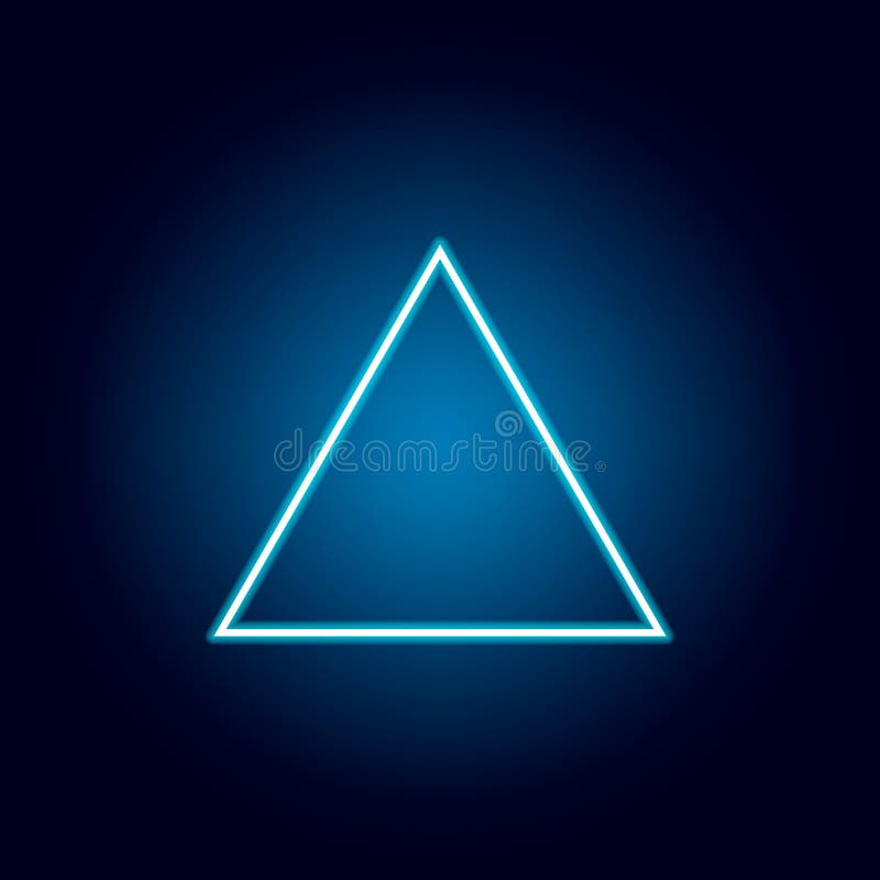 Equilateral Triangle Icon. Geometric Figure Element for Mobile Concept ...