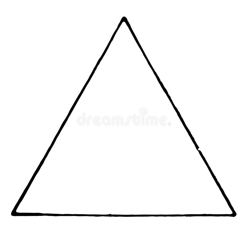 Equilateral Vintage Illustration Stock Vector - Illustration of black ...