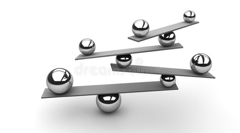 Equilibrado stock de ilustración. Ilustración de simboliza - 50120144