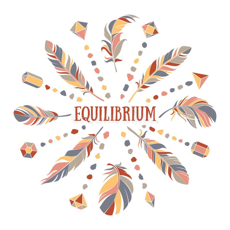 Equilibrium stock vector. Illustration of yoga, tender - 66549490