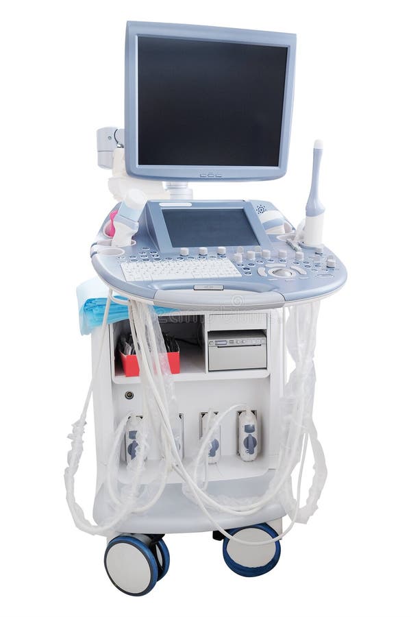 Equipamento Do Diagnóstico Do Ultrassom Foto de Stock - Imagem de ...