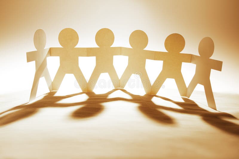 Equipe unida imagem de stock. Imagem de unido, vida, corte - 6682699