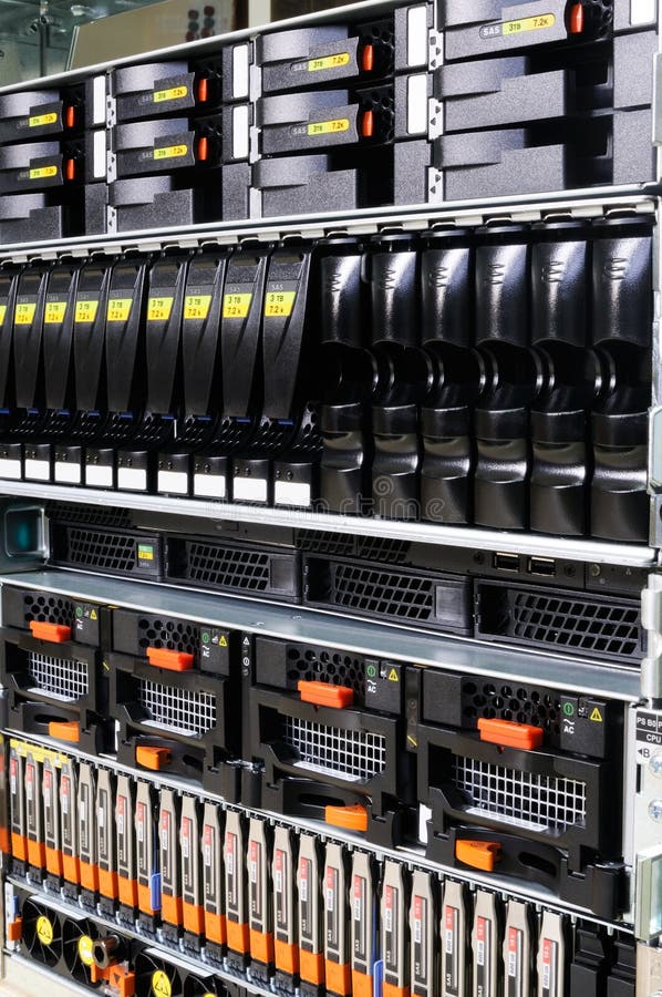 Rack Mounted Blade Servers Stock Photos - Free & Royalty-Free Stock ...