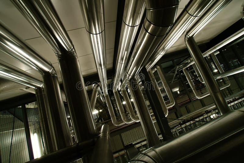 Pipelines and engineers stock image. Image of power, tanks - 6115781