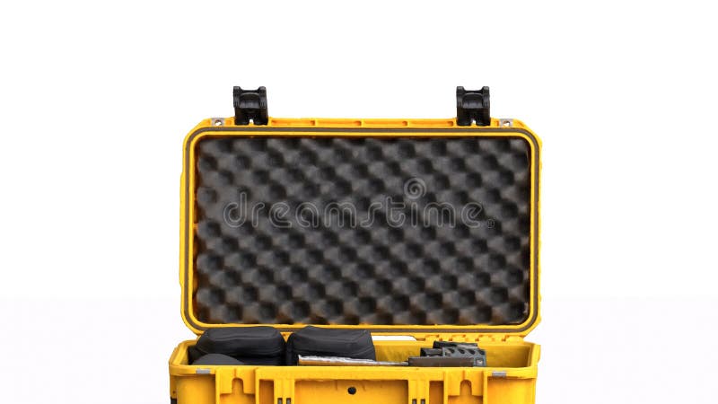 Equipment Case with White Background Stock Illustration - Illustration ...